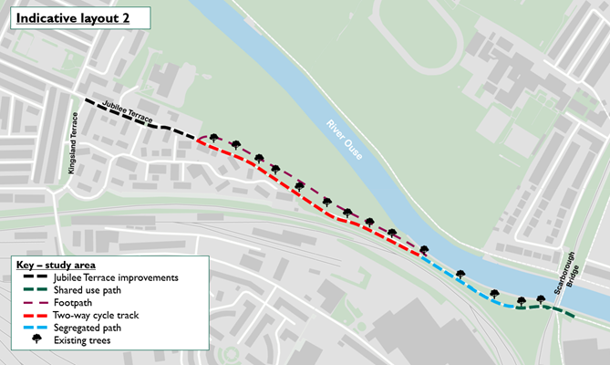 Jubilee Terrace to Scarborough Bridge riverside path improvements – City of York Council